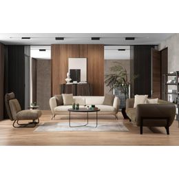 JVmoebel Wohnzimmer-Set Sofa Sofagarnitur 3+3+1 Sitzer Couch Polster Garnitur Wohnzimmer