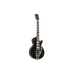 Gibson E-Gitarre, 1957 LP Custom Bigsby 3PU VOS Ebony #731159