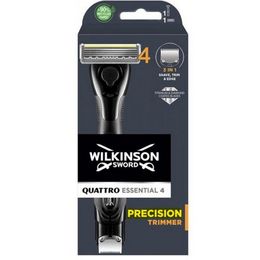 Wilkinson Nassrasierer Wilkinson Sword Quattro Essential 4 Precision Trimmer 3-in-1 Rasierer