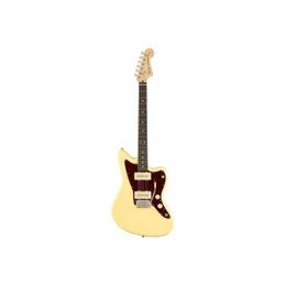 Fender E-Gitarre, American Performer Jazzmaster RW Vintage White