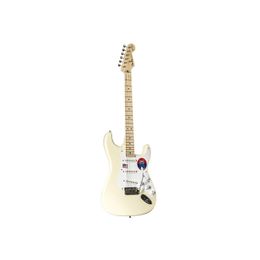 Fender E-Gitarre, Eric Clapton Stratocaster MN Olympic White