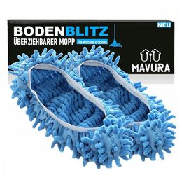 MAVURA Schuhüberzieher BODENBLITZ Mop Schuhe Bodenwischer Wischmop Hausschuhe Mikrofaser-Staubmopp-Socken wiederverwendbar
