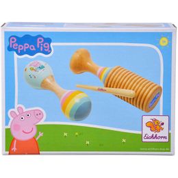 Eichhorn Spielzeug-Musikinstrument Spielzeug Spielwelt Musik Peppa Pig Set Maraca und Ratsche 109265764