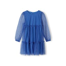MINOTI Kleid M&auml;dchen Gr&ouml;&szlig;e 98/104 blau