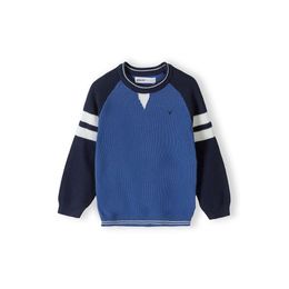 MINOTI Pullover Jungen Gr&ouml;&szlig;e 104/110 blau / navy / enzian / wei&szlig;