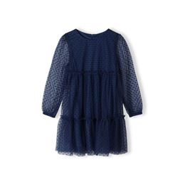 MINOTI Kleid M&auml;dchen Gr&ouml;&szlig;e 104/110 dunkelblau