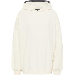 Bruno Banani Sweatshirt 'Castaneda' Damen Gr&ouml;&szlig;e L ecru / braun