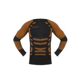 Polar Husky Base Layer 'Super Active Ride' Herren Gr&ouml;&szlig;e S/M dunkelorange / schwarz