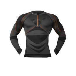 Polar Husky Base Layer Herren Gr&ouml;&szlig;e S/M dunkelgrau / hummer / schwarz