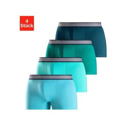 H.I.S. H.I.S Boxer (Packung, 4-St) mit gestreiftem Webbund, blau|bunt