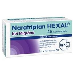 HEXAL® Naratriptan HEXAL bei Migräne 2,5mg