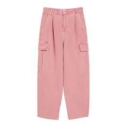 Bershka Cargo Jeans female Pink size 38