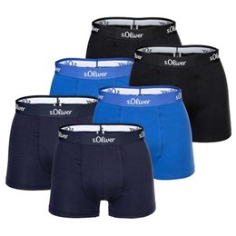 s.Oliver Boxershorts Herren Gr&ouml;&szlig;e S blau / schwarz / wei&szlig;