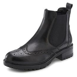 Lascana Chelsea Boots Damen Gr&ouml;&szlig;e 36 schwarz Winterschuhe