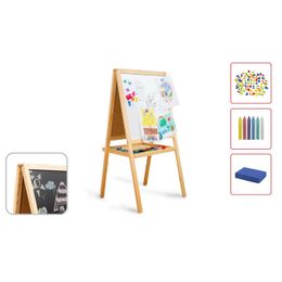 ALLboards Standtafel Kindertafel Staffelei Doppelseitige Whiteboard Kreide 120cm