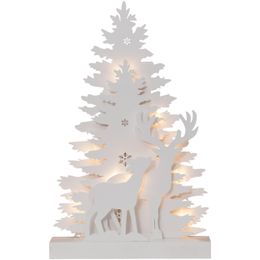 Eglo Dekoobjekt Fauna, LED Weihnachtsdeko, Winterlandschaft, batteriebetrieben, 28 x 44 cm