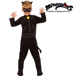Rubies Niederlande b.v. Kostüm Kater Adrian, Miraculous Verkleidung für Kinder