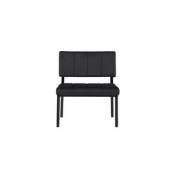 ebuy24 Relaxsessel 2er Set Monett Sessel Velour schwarz. (2-St)
