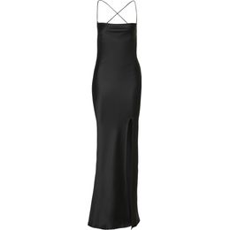 Lipsy Abendkleid, gekreutzte Träger, gerader Ausschnitt, für Damen, schwarz, 38