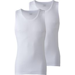 Jockey® Unterhemd, 2er-Pack, Rundhals-Ausschnitt, für Herren, weiß, M