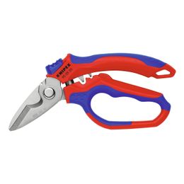 Knipex Elektrikerschere, Elektriker-Schere 160 mm abgewinkelt
