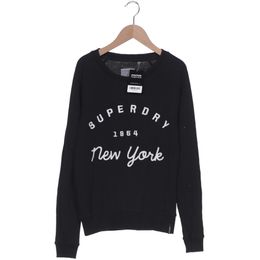 Superdry Damen Sweatshirt, schwarz, Gr. 36