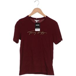 Tommy Hilfiger Damen T-Shirt, bordeaux, Gr. 36