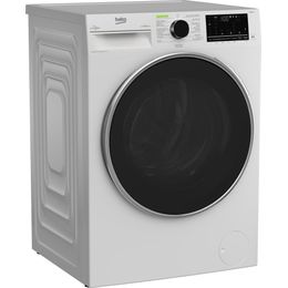 D (A bis G) Beko Waschtrockner "B3DFT510442W" weiß Waschtrockner