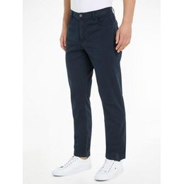 Tommy Hilfiger 5-Pocket-Hose 5PKT DENTON STRUCTURE GMD mit feiner Struktur, blau