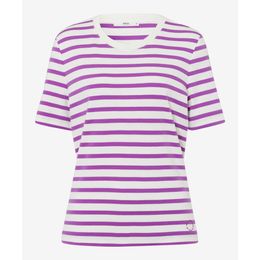 Brax Damen Shirt Style CIRA, Violett, Gr. 34