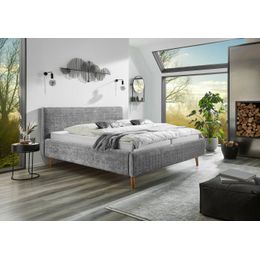 Meise Möbel meise.möbel Polsterbett Primavera, mit Motor, elektrisch verstellbares Lattenrost, wahlweise mit Matratze, grau