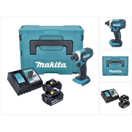 Makita Akku-Schlagschrauber DTD 152 RTJ Akku Schlagschrauber 18V 165Nm + 2x Akkus 5