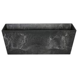 Artstone Blumenkasten Ella 55cm 17 x 17 cm, schwarz