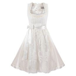 Trachten24.de Dirndl Midi Dirndl Ina natur (2-tlg) Rockteil 65cm