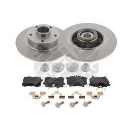 MAPCO BREMSSCHEIBEN Ø260MM + BREMSBELÄGE HINTEN FÜR RENAULT MEGANE CC 1.6 16V 2.0 CVT III 1.5 DCI TCE SCÉNIC E85 1.2 1.4 1.9 BIFUEL CLIO IV RS