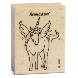 Stempel EINHORN aus Holz