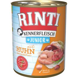 Rinti Kennerfleisch Junior Huhn 36x800 g