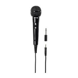 Thomson Mikrofon Dynamisches Mikrofon, Karaoke, 3m Kabellänge, schwarz