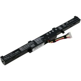 Powery Akku für Asus N552VW-FI202T Laptop-Akku 3000 mAh (15 V)