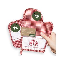 Tabletop Topflappen Topflappen & Ofenhandschuh Set Landhausstil