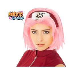 CHAKS Kostüm Sakura Haruno Perücke aus Naruto für Erwachsene