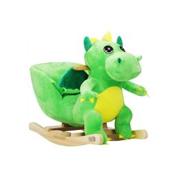 Deuba Schaukeltier Dino, Dinosaurier Schaukeltier Schaukelpferd Wippe Kinder Baby Spielzeug
