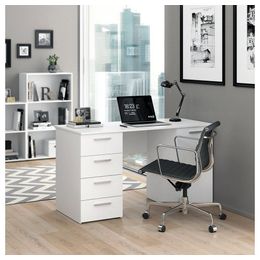VICCO Schreibtisch Computertisch Bürotisch PC-Tisch NICO Weiß