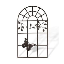 aubaho Fenster Nostalgie Stallfenster Fenster Metall Rahmen Schmetterling Antik-Stil