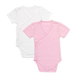 Schlummersack Kurzarmwickelbody Baby-Wickelbodys kurzarm 2er-Pack OEKO-TEX zertifiziert