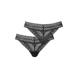 Lascana String Damen Gr&ouml;&szlig;e XL schwarz