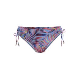 LASCANA Bikini Bottoms female size S Blue / Smoke blue / Mustard / Dusky pink