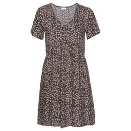 Lascana Sommerkleid Damen Gr&ouml;&szlig;e 38 beige / schwarz