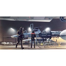 Komar Vliestapete "Star Wars Classic RMQ Yavin Hangar" Tapeten 500x250 cm (Breite x Höhe) Gr. B/L: 500 m x 250 m, Rollen: 1 St., bunt Vliestapeten