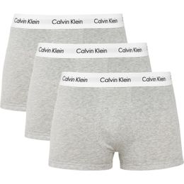 Calvin Klein Cotton Stretch Pants, 3er-Pack, Logo-Bund, für Herren, grau, L